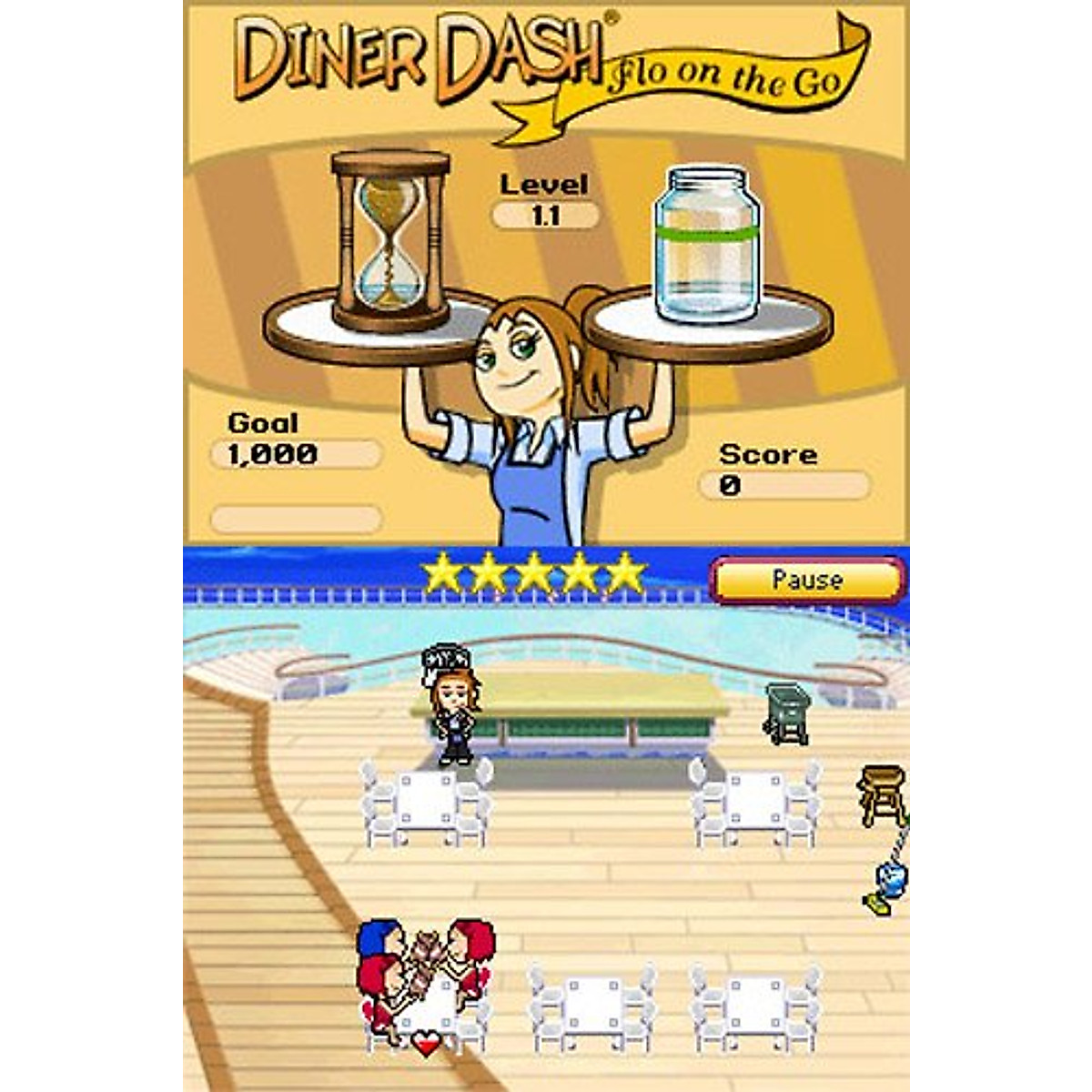 Diner Dash: Flo on the Go - Nintendo DS