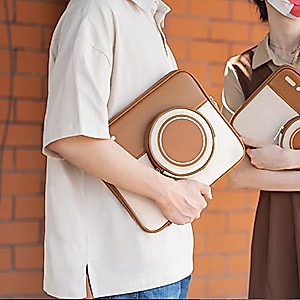 GeekShare Cute Camera 12.9 Inch Tablet Sleeve Case Compatible with iPad Pro(2021/2019/2018) Shockproof Case Compatible with iPad Pro Carrying Storage Sleeve Bag