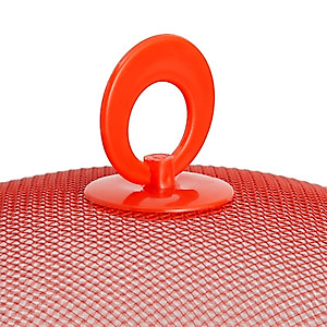 Juvale Mesh Wire Fruit Basket with Lid for Vegetables, Fruits, Gifts, House Warming, Home, Restaurants, 4 Colors