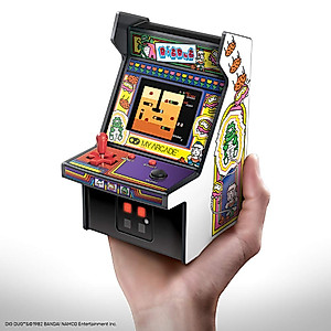 My Arcade Dig Dug Micro Player -Collectible Miniature-Fully Playable, 6.75 Inch Collectible, Color Display, Speaker, Volume Buttons, Headphone Jack (DGUNL 3221) - Electronic Games