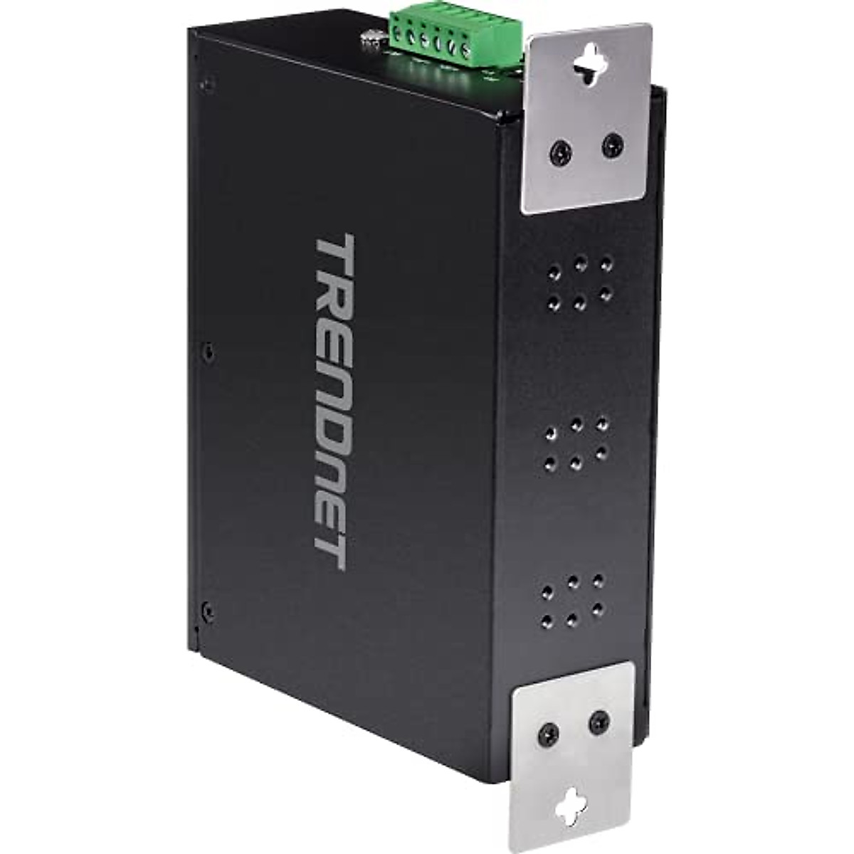 TRENDnet 16-Port Hardened Industrial Unmanaged Gigabit 10/100/1000Mbps DIN-Rail Switch w/ 16 Gigabit PoE+ Ports, Lifetime Protection, TI-PG160