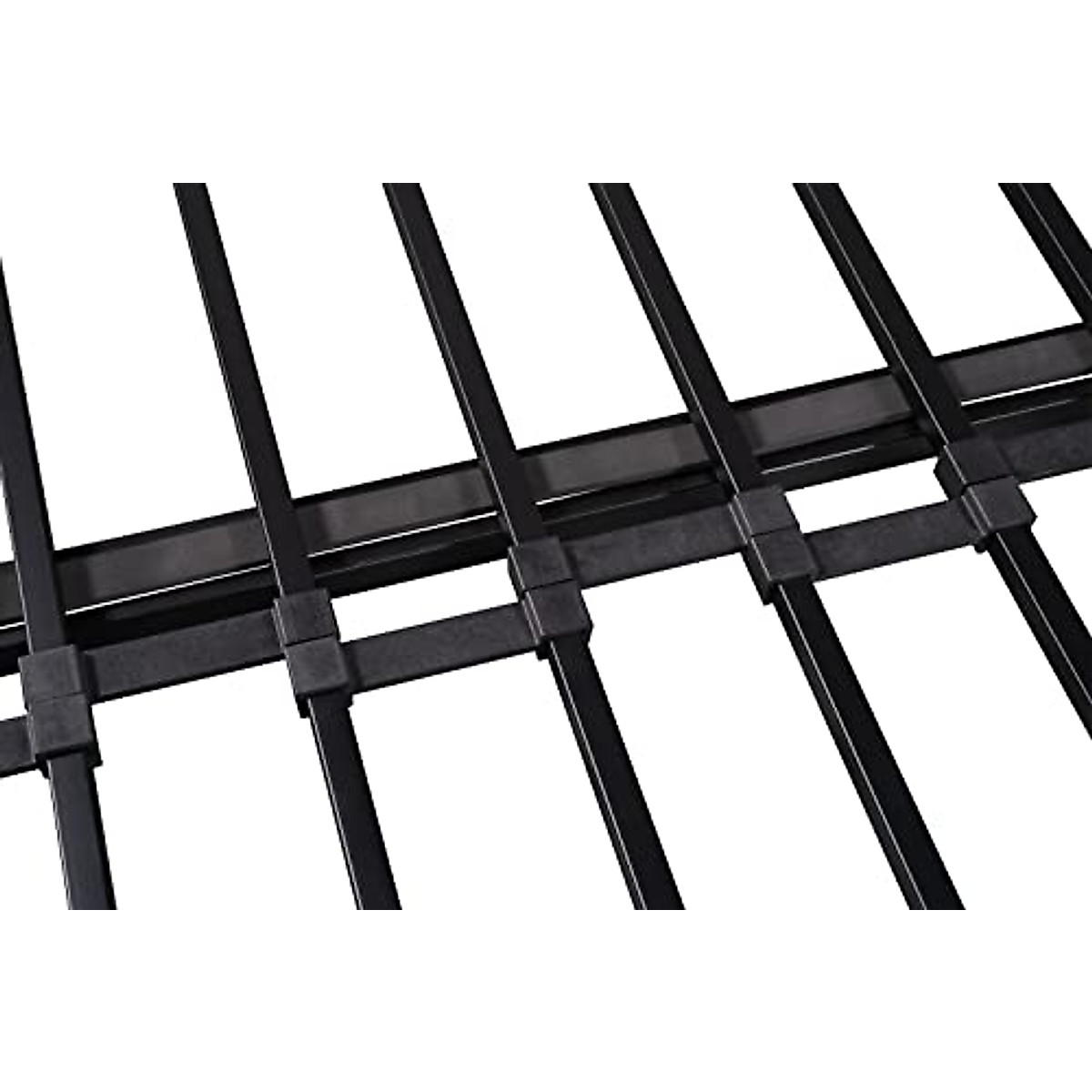 Anwick Bunk Bed,Twin Over Full Metal Bunk Bed,Metal Bunk Bed Twin Over Full with Ladder and Safety Rail,Space-Saving, Noise Free, No Box Spring Needed