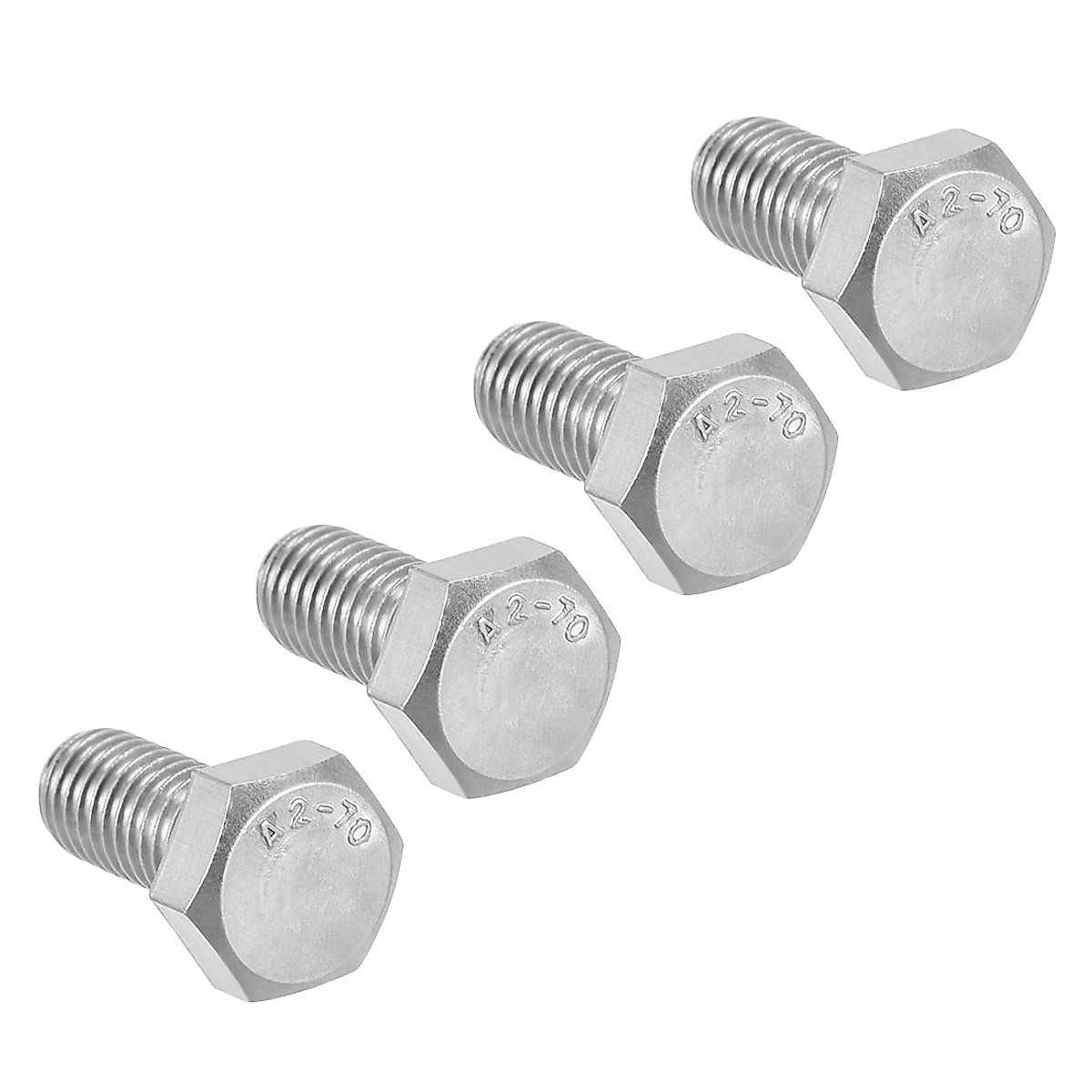 uxcell M8x16mm Hex Bolts 304 Stainless Steel Hexagon Screw Bolt 4pcs