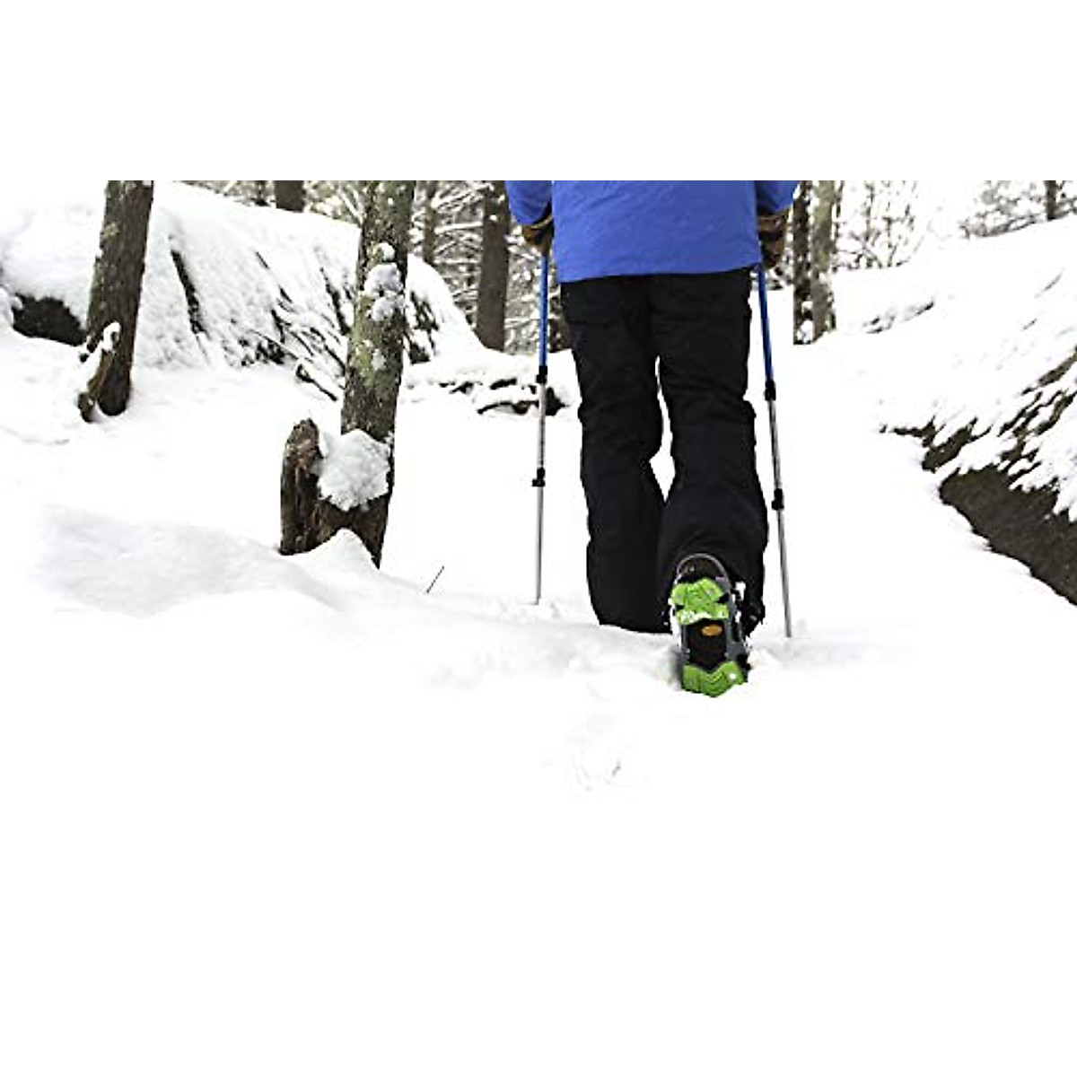 STABILicers Hike XP Traction Cleats for Hiking on Snow and Ice,Grey/Green, Medium (1 Pair)