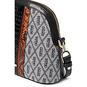 BRAHMIN Alexandria Small Georgina Crossbody Black One Size