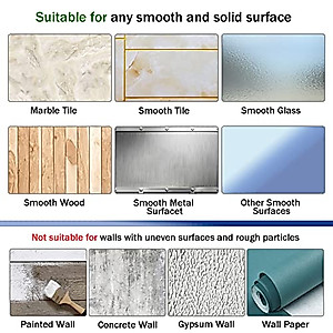 CELBERENA 5 Pack Mop Broom Holder No Drill SUS304 Stainless Steel, Self Adhesive Mop Broom Organizer Wall Mounted Heavy Duty with Hooks Storage Hanger for Bathroom, Kitchen, Office, Black