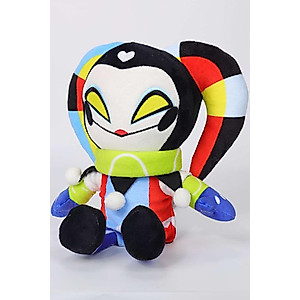 Oumelfs Clown Plush Toy Demon Plush Plushies Figure Stuffed Animal Pink Pig Doll Anime Soft Pillow Kids