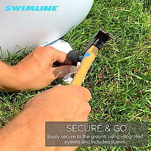 SWIMLINE Humongous Backyard Unicorn Sprinkler for Outdoor Fun and Adventure | Included Anchor Set, Standard Hose Connection, 6 Feet Tall | for Kids and Family Activity and Action