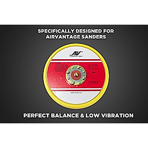 AirVANTAGE Random Orbit Sander Low-Profile Backing/Replacement Pad (6" Hook and Loop)