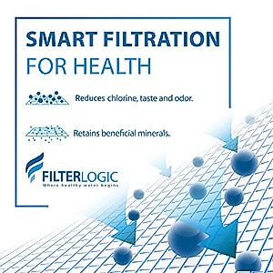 Filterlogic 3US-AF01 Under Sink Water Filter, Replacement for Standard 3US-AF01, 3US-AS01, WHCF-SRC, WHCF-SUFC, WHCF-SUF, NSF/ANSI 42 Certified (Pack of 2)