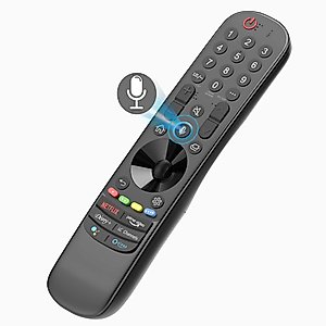 Replacement LG Magic Remote. w/Voice Control and Pointer. Compatible with LG TV Models Made from 2022 to 2016. Replaced LG Remote MR22GN GA/21/19/18 MR650 AKB75855501. w/1 Year Warranty.
