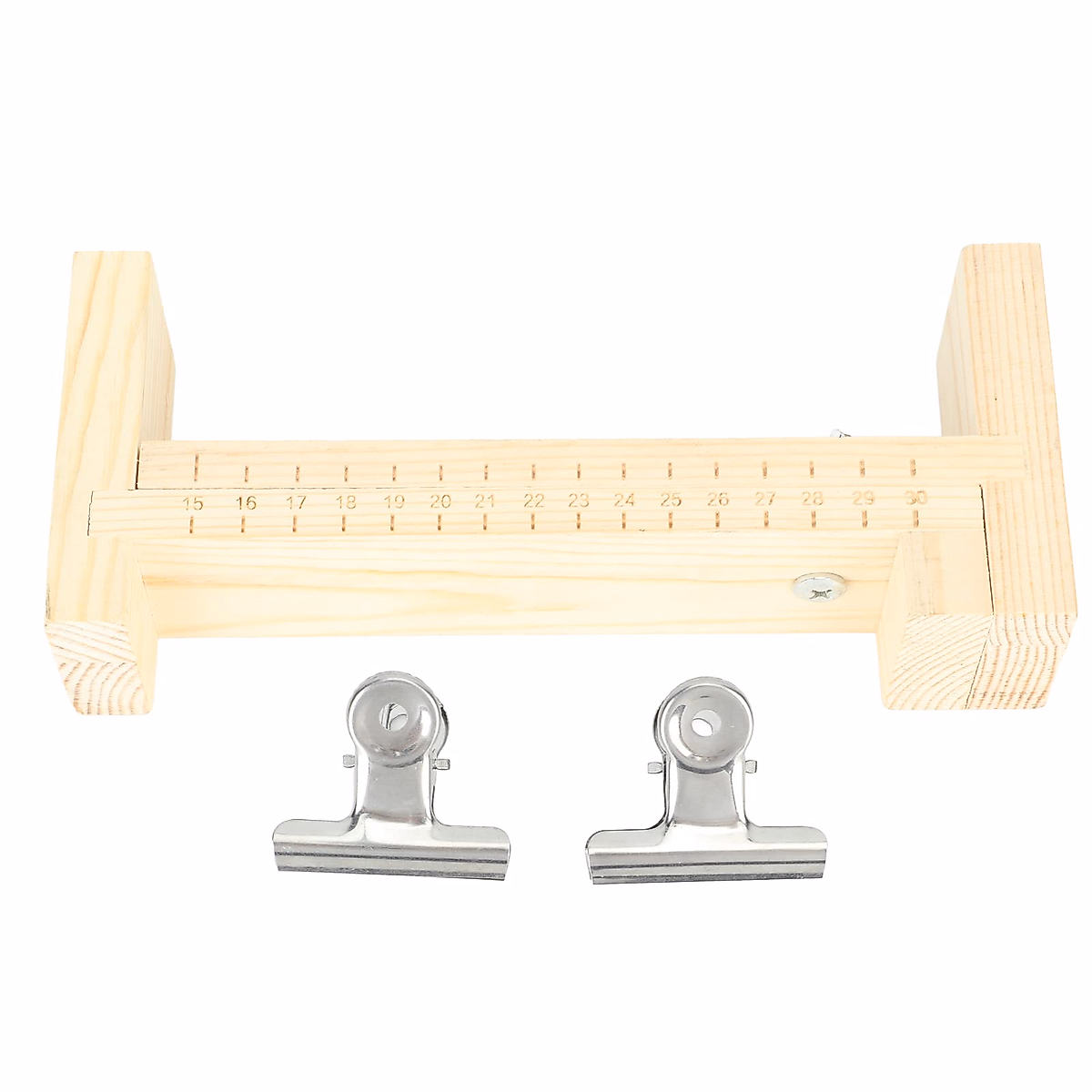 Zerodis Bracelet Making Jig, Adjust Wood Hand Rope Making Tool DIY Craft Braiding Tool with Scale Braide Fixing Frame Plate for Home