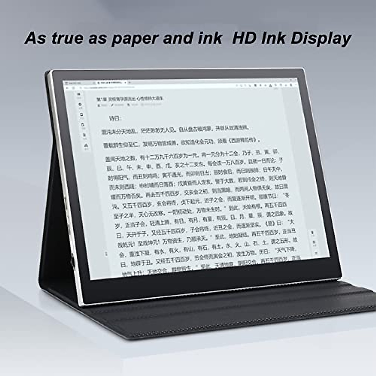 Qinlorgo E Paper Screen, 10.3 Inch Ink Display Wide Angle for PC (US Plug)