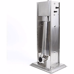 Commercial Churros Maker, Heavy Duty Waffle Makers, 5L Stainless Steel Manual Spanish Donut Churrera Machine with 4pcs Nozzles for Home Restaurants Cafeterias Bakeries