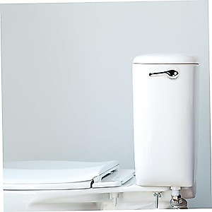 DOITOOL Toilet Accessories 6 Sets Toilet Handles Lever and Flapper Chains Flapper Chain Toilet Flush Tank Lever Metal Toilet Drain Valve Toilet Tank Handle Lever