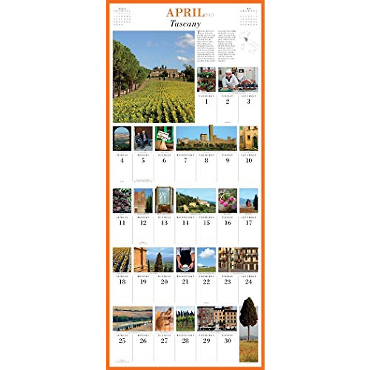 365 Days in Italy Picture-A-Day Wall Calendar 2021
