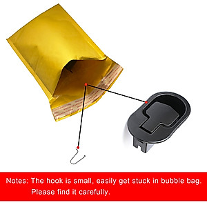 HLXFF3 Yoogu 2pcs Metal Recliner Handles Replacement Parts for Chair Sofa Couch Release 6mm Black