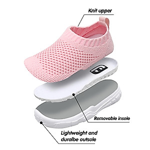 JOINFREE Toddler Baby Shoes Boys Girls Breathable Sneakers Shoes for Running Walking Pink 5 Toddler