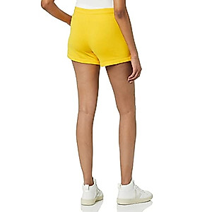 Amazon Essentials Women's Fleece Short, Golden Yellow, Medium