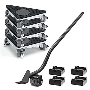 Furniture Movers with Wheels, Heavy Duty Furniture Lifter Movers Tool Set,1320 LBs Load Capacity,for Moving Sofa, Cabinet, Refrigerator.