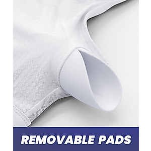 IUGA White Sports Bras for Women High Support Large Bust High Impact Womens Sports Bras Strappy Padded Sports Bra