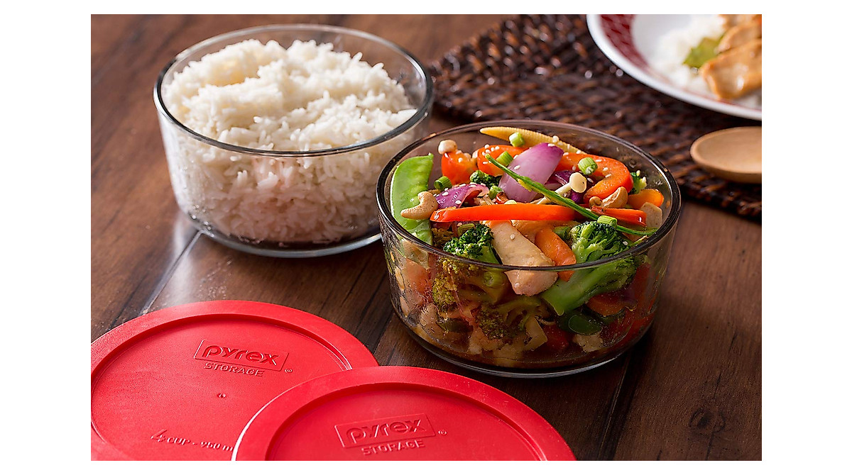 Pyrex 16-Piece Glass Food Storage Set - Durable & Leakproof