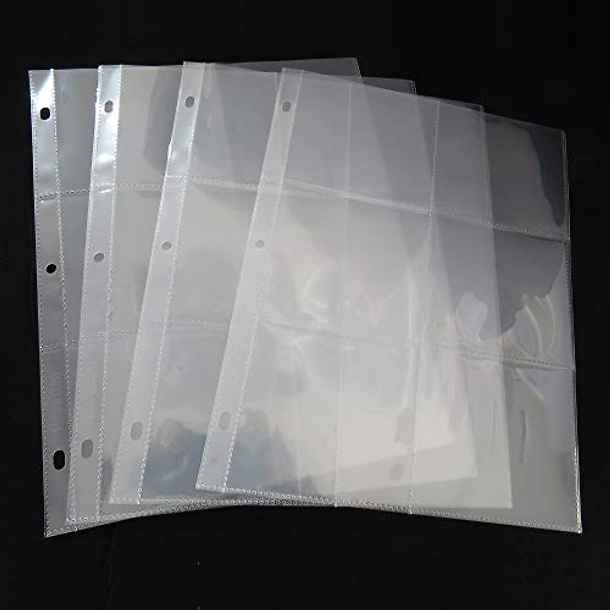 Zentangle Tiles Storage Pages for 3.5"x3.5" Zentangle Artist Tiles - 6 Pocket Top Loading for 3-Ring Binders / 20 Pages per Pack/Holds 240 Zentangle Tiles