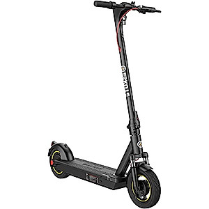 ESKUTE MAX Electric Scooter, 450W Motor, up to 18.6 Mph and 35 Miles Range, 10" Solid Tires Commuter Electric Scooter for Adults, Folding Commuting Electric Scooter with Double Braking System and App