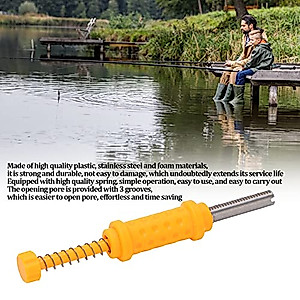 SPYMINNPOO Pop Up Bait Tool for Carp,Portable Carp Rig Method Feeder Fishing Tackle Fishing Bait Zig Imitation Accessories (Red+Yellow) Fishing Supplies