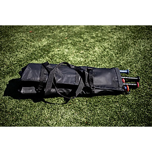 Easton | TEAM HANGING BAT BAG | Holds 10 Baseball / Softball Bats | Includes 3 Fence Hooks + Travel Straps
