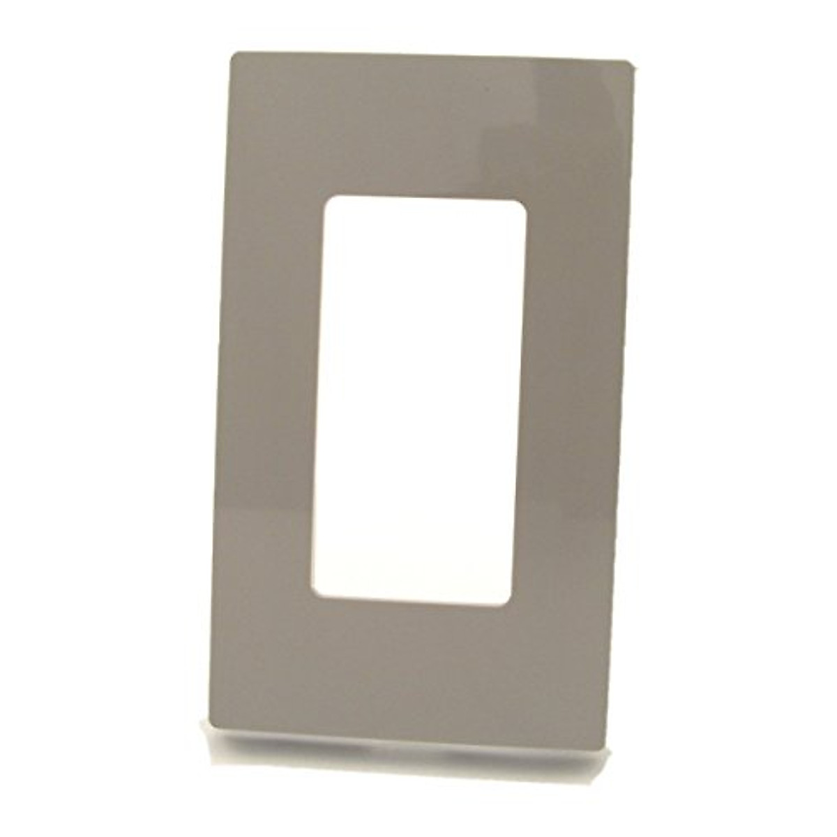 Leviton 80301-SGY 1-Gang Decora Plus Screwless Wall Plate - Gray