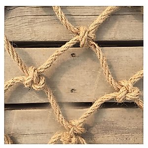 Mesh Stair Gate, Child Pet Cat Anti-Fall Net, Jute Hemp Netting, Ceiling Decoration Background Wall Decorative Hemp Rope, Safety Net for Outdoor Railing Child Protective Netting Rope Netting