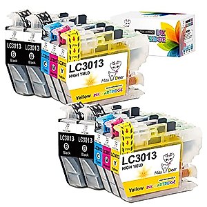 Miss Deer Compatible LC3013 Ink Cartridges Replacement for Brother Ink Cartridges BK/C/M/Y LC 3013 LC3011 3011 LC3013BK for MFC-J895DW MFC-J497DW MFC-J491DW MFC-J690DW Printer (4BK 2C 2M 2Y) 10-Pack