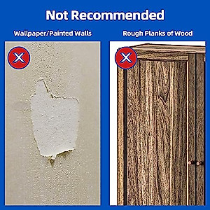 ALOCEO Wall Sticky Hooks for Hanging Shower Hooks for Bathroom Kitchen Office Closet, 5 Pack 6 Adhesive Strips, Black