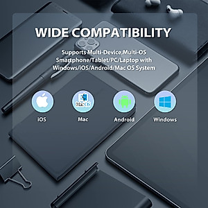 iClever Ergonomic Foldable Keyboard, BK06 Foldable Keyboard Bluetooth, Ultra Slim, Comfortable Natural, Portable Split Keyboard for iPhone, iPad, Tablet, Laptop