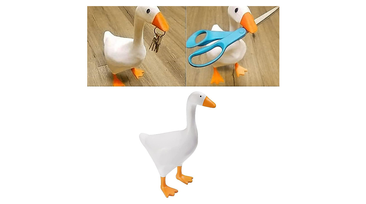 Cute TOKZON Goose Magnetic Key Holder for Home Decor