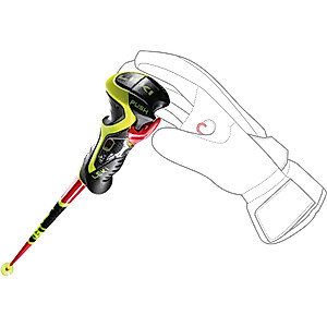 LEKI WCR SL 3D Ski Poles 125cm (50in)