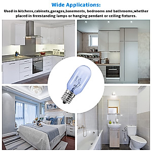 JIOTAR 25W 297048600 Refrigerator Light Bulb for Frigidaire T8 E17 Refrigerator Light Bul 241552802 AP3770086 AP3867287-1 Pack