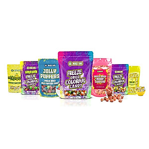 Bliss Life Freeze Dried Colorful Candy, Sour Crunchy Sweet, For Parties, Classroom, Office, Goodie Bags, Snack for Kids, (16oz/1lb)