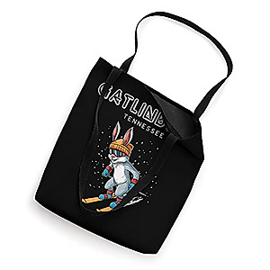 Gatlinburg Tennessee - Funny Ski Rabbit Tote Bag
