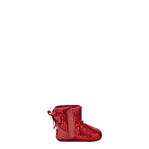 UGG Unisex-Baby Jesse Bow Ii Gel Hearts Boot, Red, 2-3 Infant