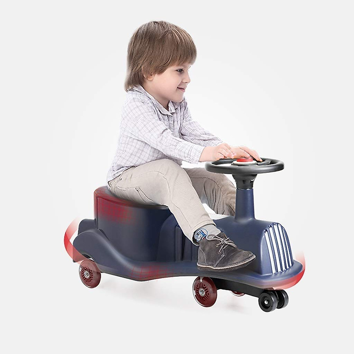 ygqtbc Kids Toys Girl and Boy Swinging Swing Car, Children Scooter Car for Children Over 1 Year Old Pedal Go Kart | Pedal Car | Ride On Toys for Boys (Color : B)