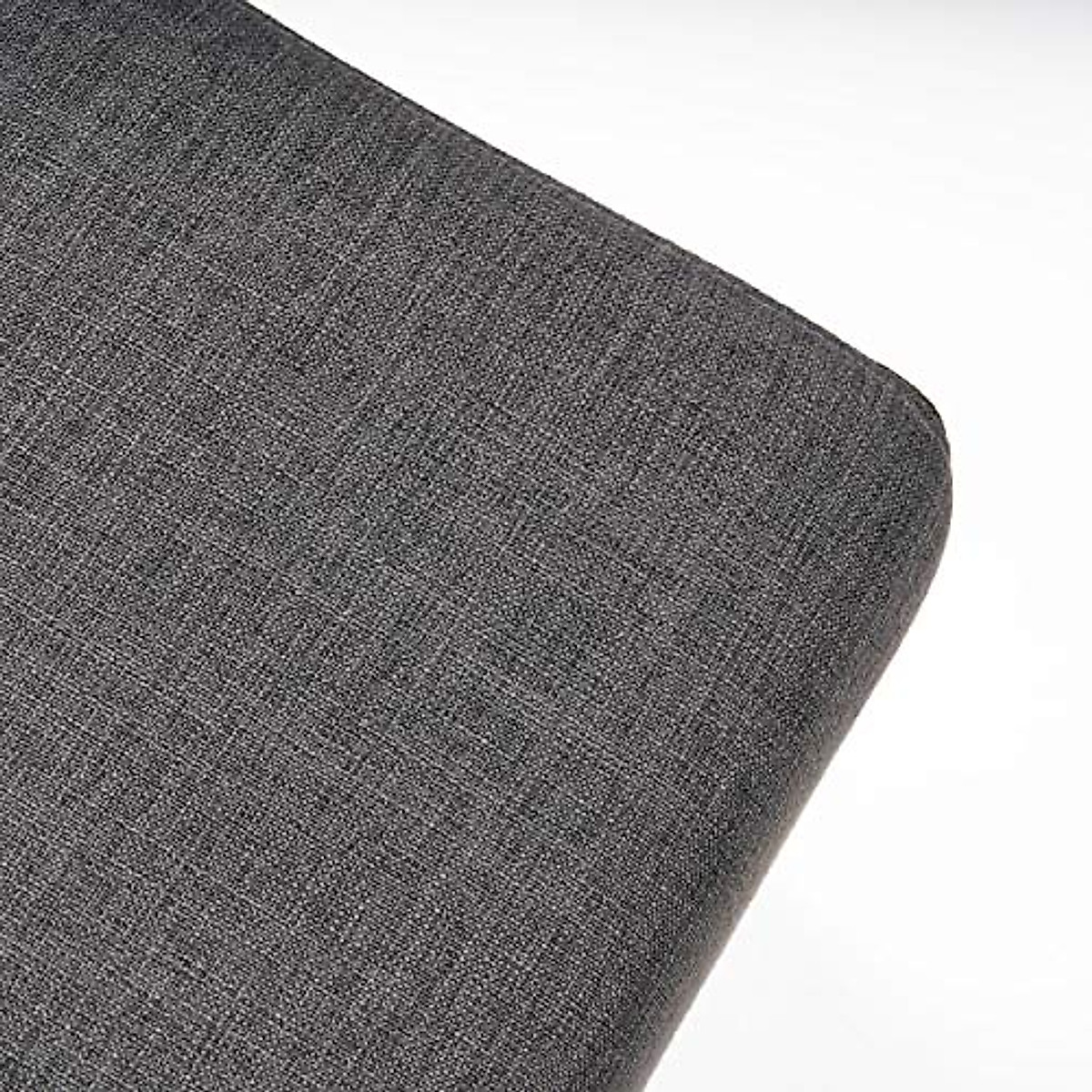 Christopher Knight Home Augustus Mid-Century Modern Fabric Chaise Sectional, Muted Dark Grey / Natural