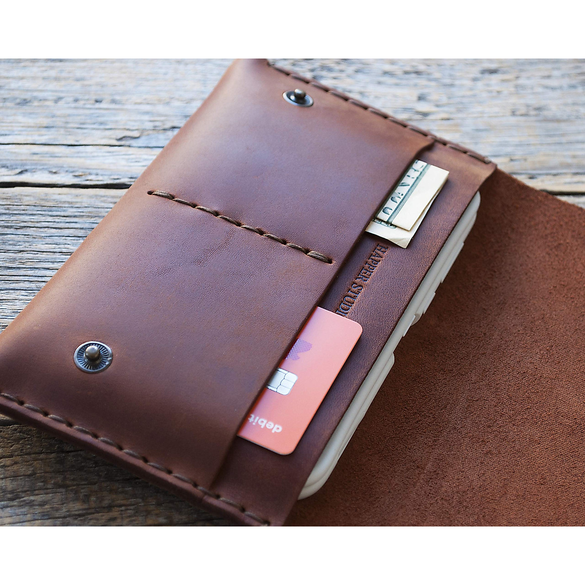 Bovine Leather Case for Microsoft Surface Duo 2, Cover Holster, Fanny Pack