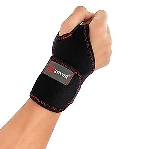 ZOYER Carpal Tunnel Wrist Brace Night Support, Breathable and Comfortable Wrist Compression Sleeve, Reversible Wrist Wrap for Tendonitis, Arthritis, Workout Wrist Support for Women and Men