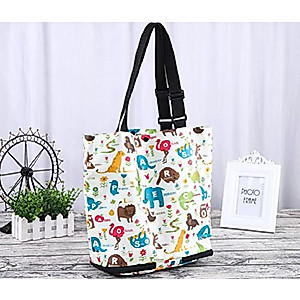 Upgrade Shopping Bag with Wheels Portable Trolley Bags Grocery Cart Hand Pulling Utility Folding Shopping Cart Ajustable Handle - Larger Size & Waterproof & Strong(White)