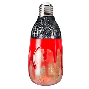 LIGHTSHOW HALLOWEEN Bloody Red Short Circuit Bulb FLICKERING LIGHT EFFECT!