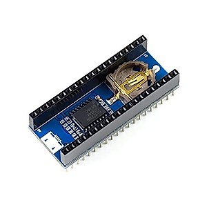 Precision RTC Module for Raspberry Pi Pico Mini Board, Incorporates High Precision Real-Time Clock Chip DS3231, Uses I2C Bus for Communication, with Female Pin Header Stackable Design