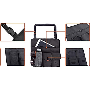 Beach Chair Armrest Bag Outdoor Chairs Hanging Storage Pouch Handy Pocket Chair Organizer Carry Bag Arm Chair Caddy Folding Walker Bag Tote Bag Shoulder Side Bag for Camping Beaching Outdoor Leisure