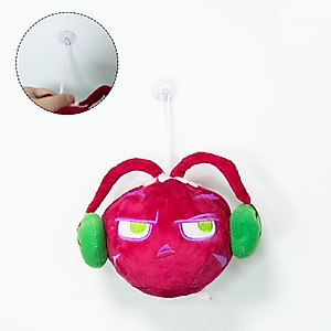 Maikerry 3 Pieces PVZ Plants 1 2 Figure Plush Toy, PVZ Stuffed Doll for Kids and Birthday